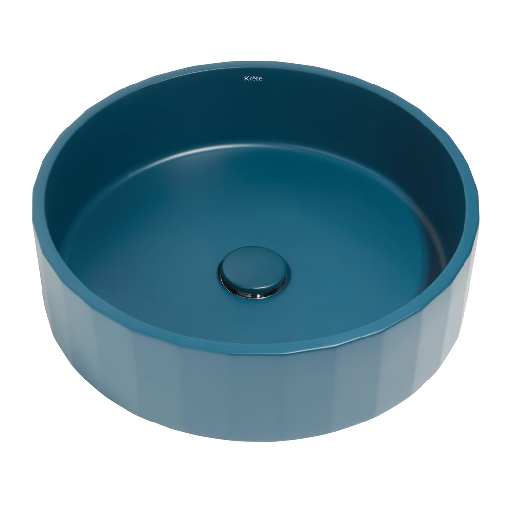 Chania 15" Vessel with Drain — Barclay Products Limited