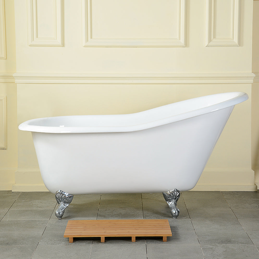 Grayson 57" Cast Iron Slipper Tub — Barclay Products Limited