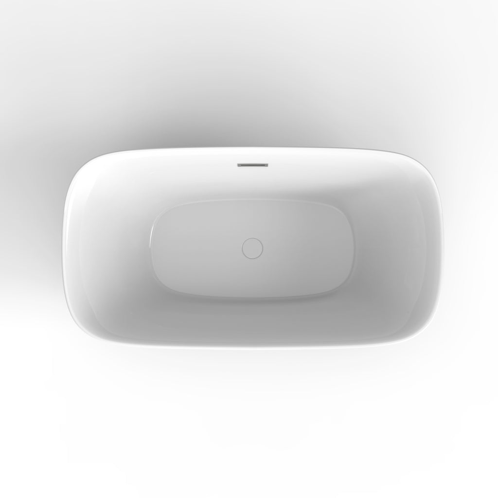 Bethany 59" Acrylic Freestanding Tub with Integral Drain — Barclay ...