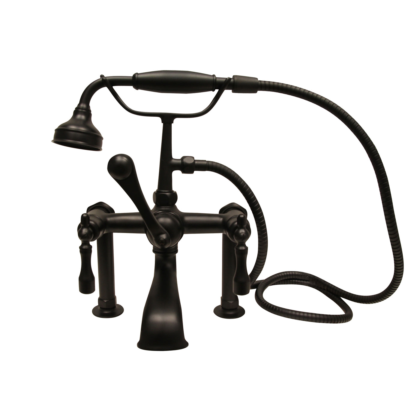 Tub Rim-Mounted Filler with Hand-Held Shower — Barclay Products Limited