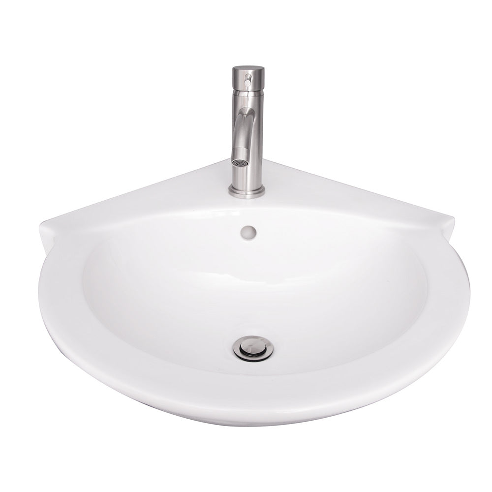 Evolution Corner Wall-Hung Basin — Barclay Products Limited