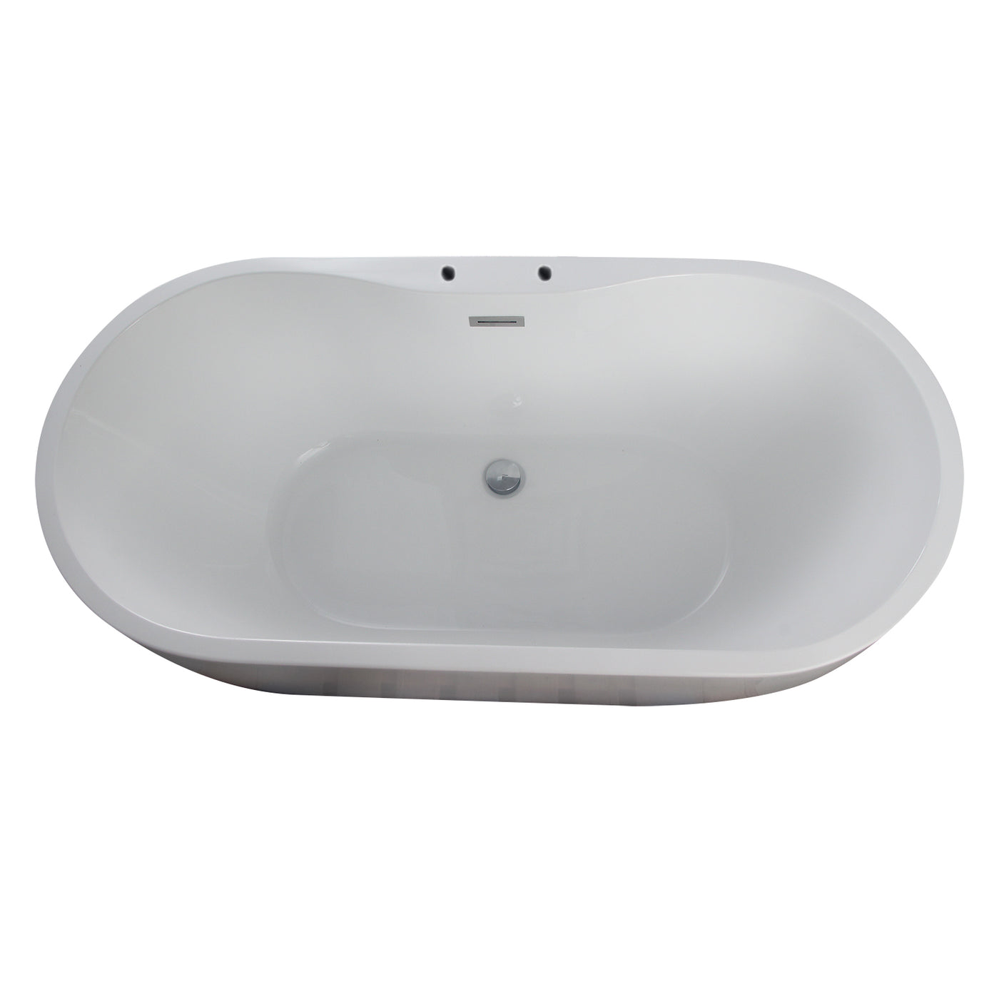 Pan 56" Acrylic Freestanding Tub with Integral Drain — Barclay Products ...