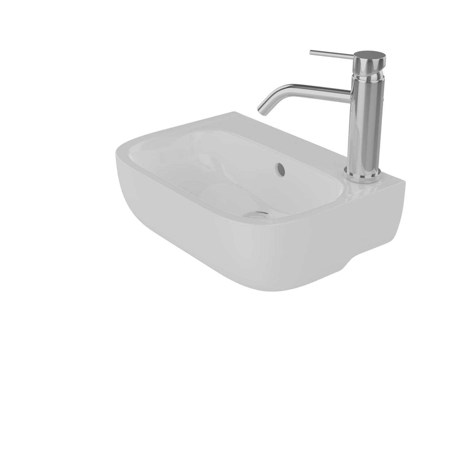 Caroline 380 Wall-Hung Basin — Barclay Products Limited