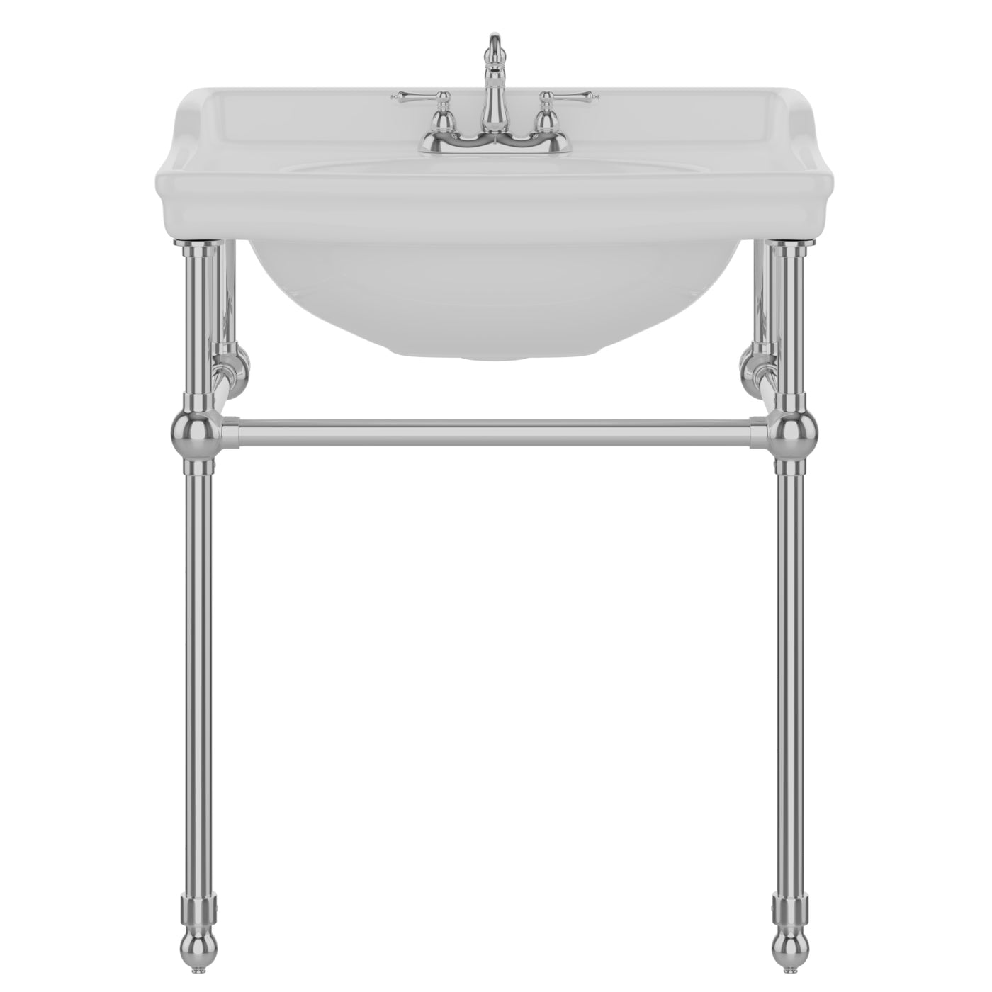 Ensal 30″ Console with Brass Stand — Barclay Products Limited