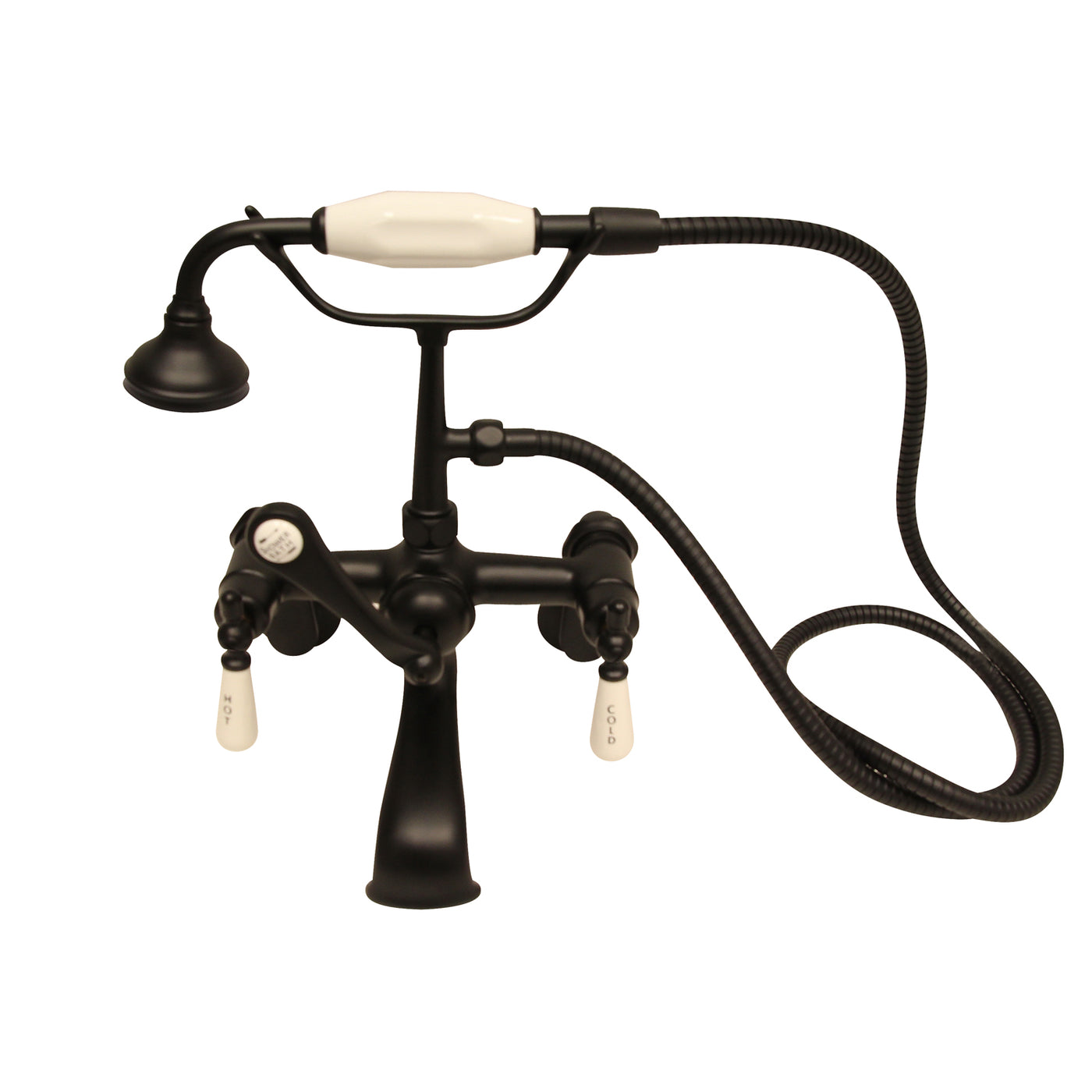 Clawfoot Tub Filler – Elephant Spout, Hand Held Shower, Swivel Mounts ...