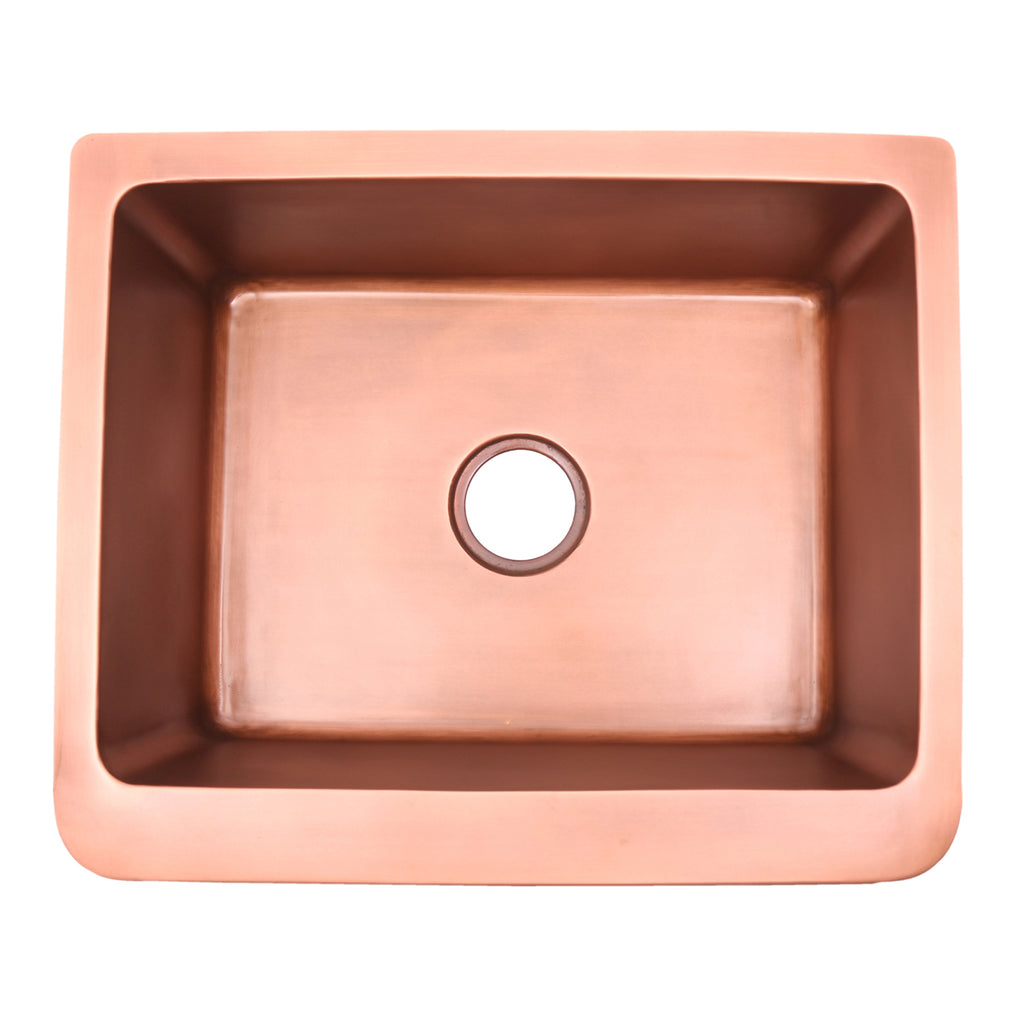 Cilantro Single Bowl Copper Apron-Front Sink — Barclay Products Limited