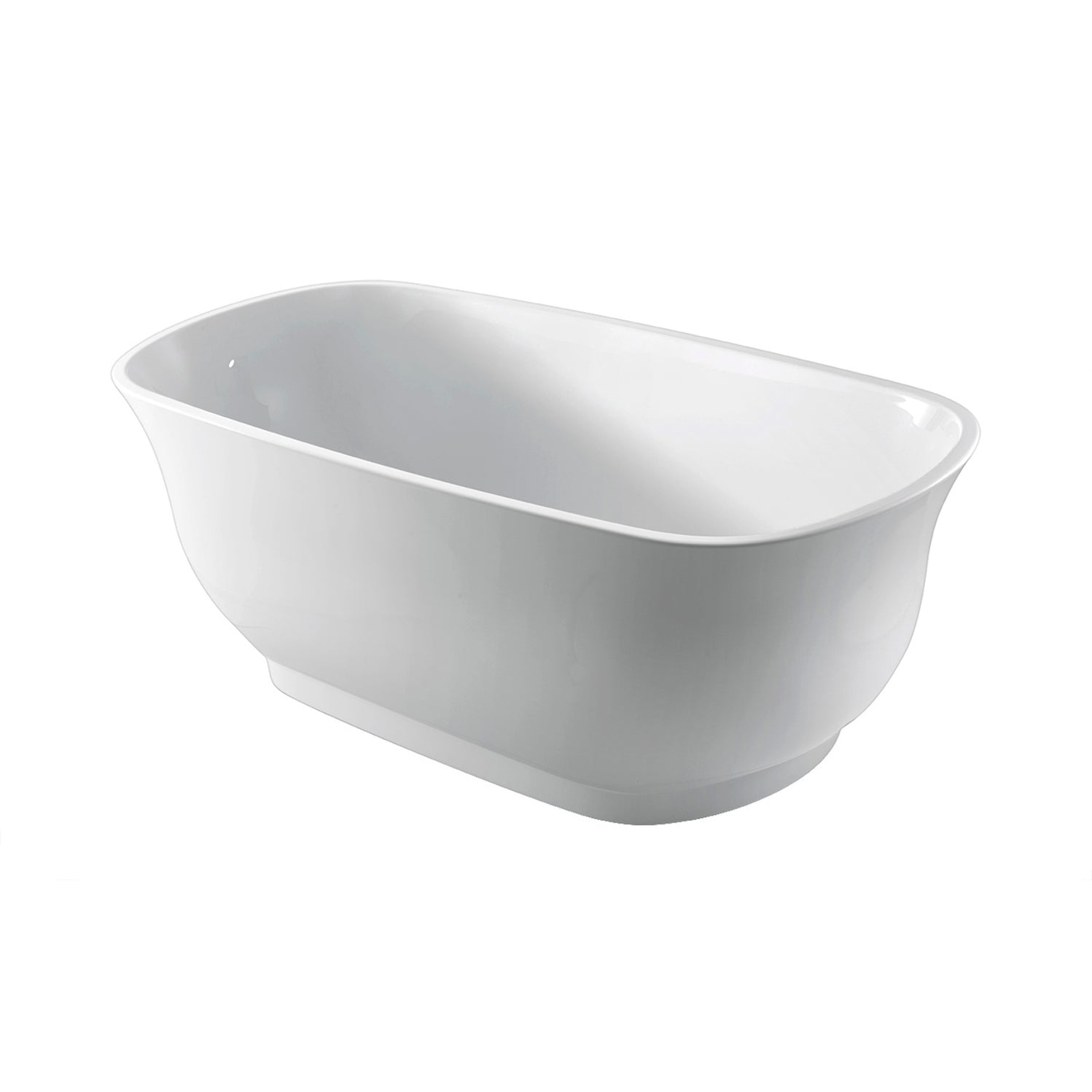 Ceres 59" Acrylic Tub with Integral Drain and Overflow — Barclay ...