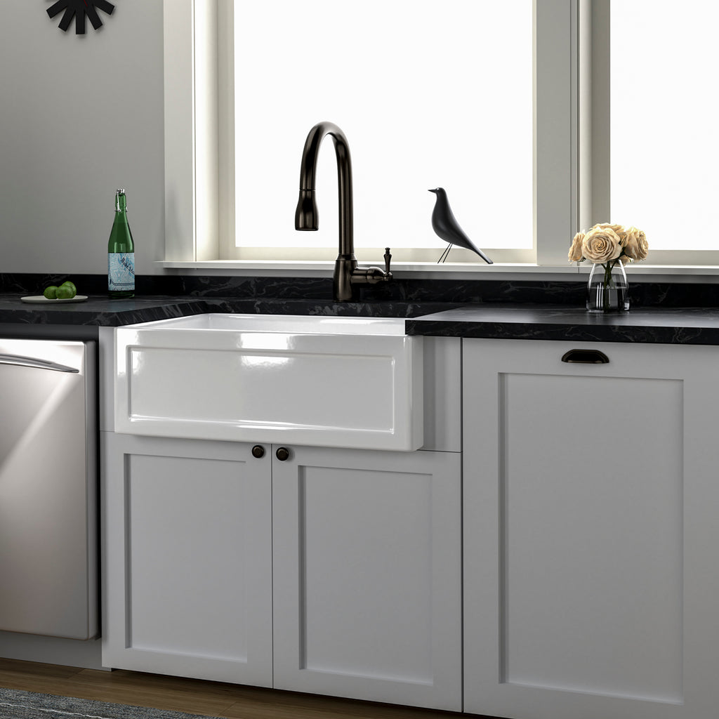 Ellyce 30″ Picture Frame Apron-Front Sink — Barclay Products Limited